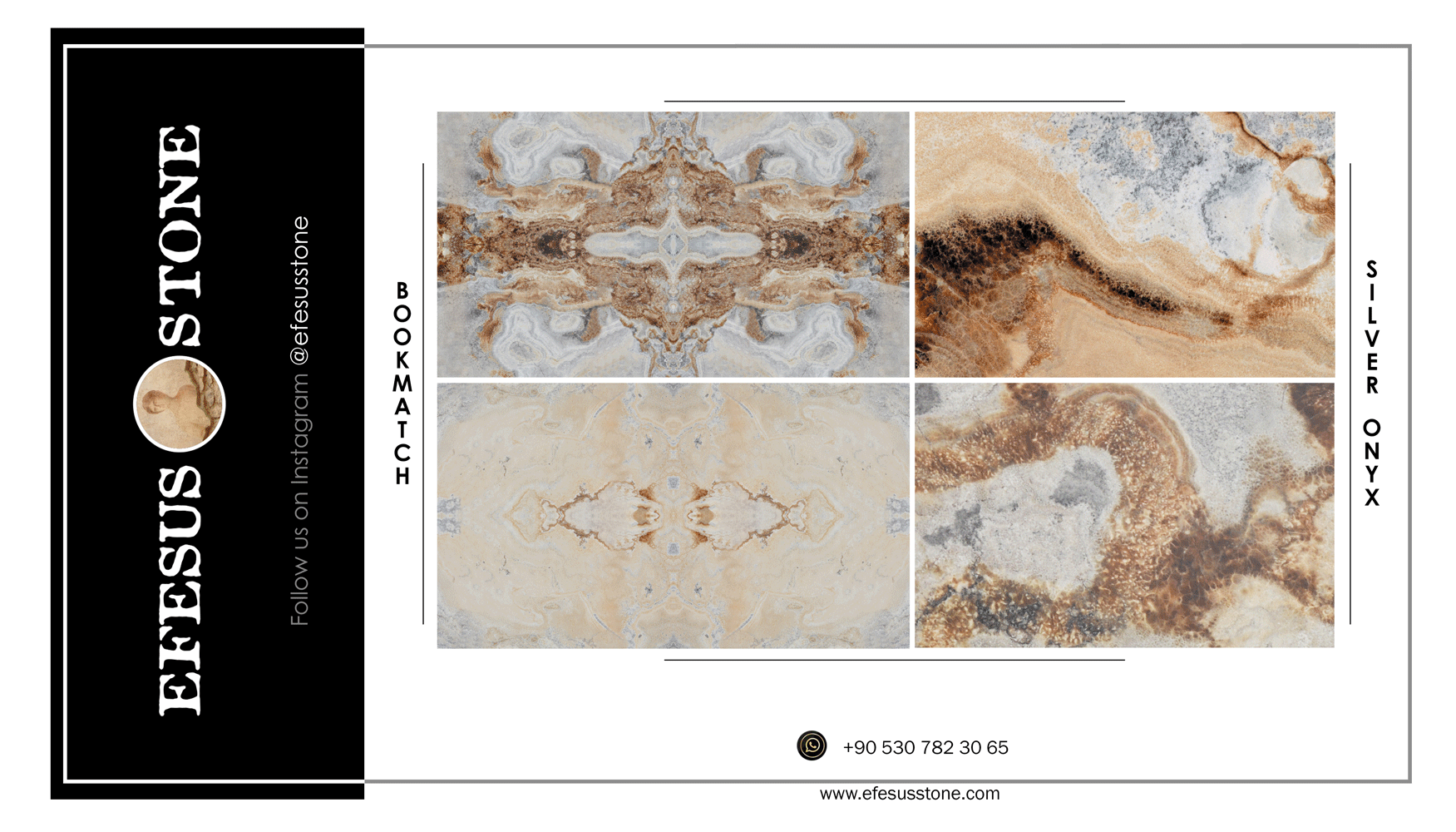 SİLVERONYXbookmatchI - Efesus Stone